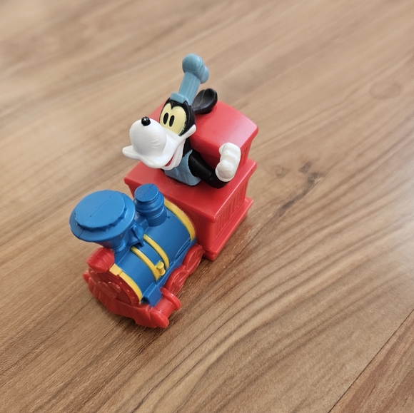 Disney | Toys | Disney Goofy Train Toy Red And Blue | Poshmark